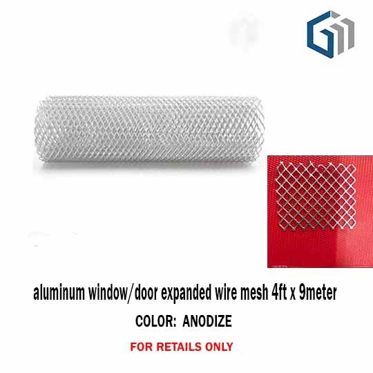 aluminum window/door expanded wire mesh 4ft (anodize) | Lazada PH