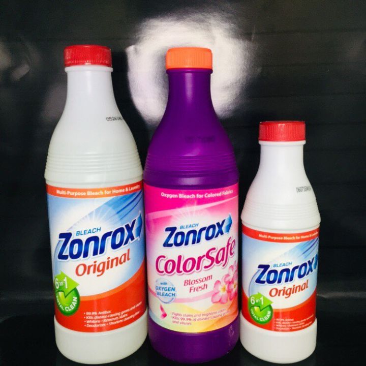 Zonrox Original Bleach 500ml & 250ml , Zonrox Color Safe 450ml | Lazada PH