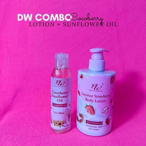 DW Sunflower Oil 100ml + Moisturizing Whitening Lotion 300ml | Lazada PH