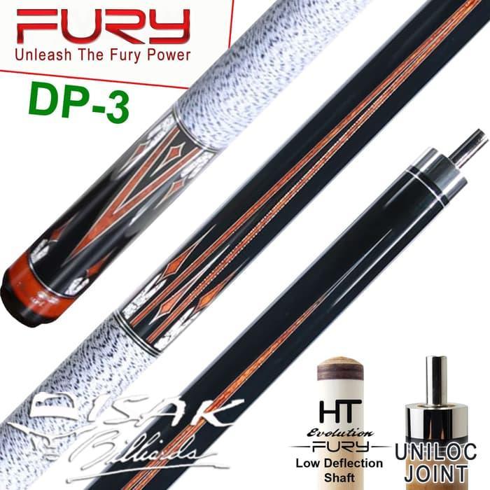 Fury DP-3 Cue - HTE Low Deflection Unilock Billiard Stick Biliar Stik ...