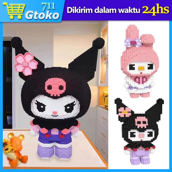55Cm Bricks Block Jumbo Sanrio Series Kuromi / Melody Mainan Anak ...