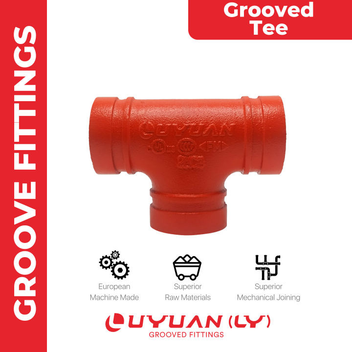 LY (Luyuan) Groove Fittings - Grooved Tee | Lazada PH