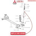 Karet Cover Damper Shock Belakang Original Mitsubishi Mirage 4155A027 ...