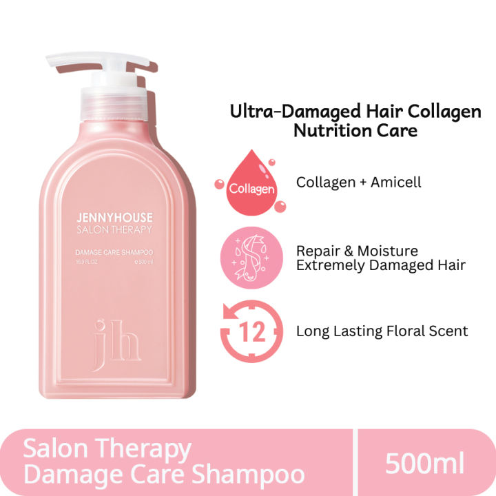 JENNY HOUSE Salon Therapy Damage Care Shampoo 500ml | Lazada