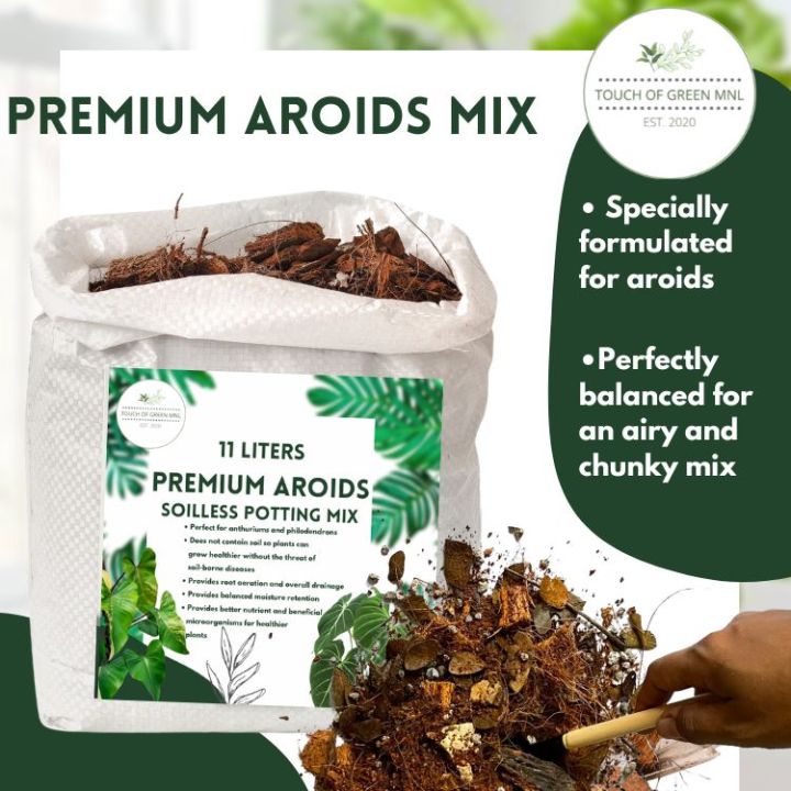 Premium Aroids Soilless Potting Mix (11 Liters) | Lazada PH