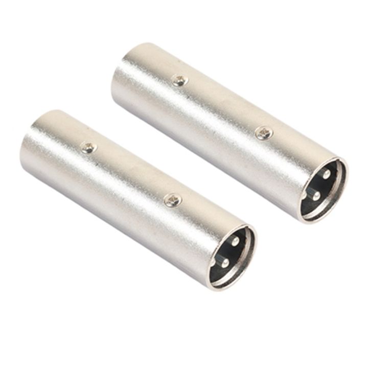 XLR Male to Male Adapter, XLR 3 Pin Male to 3 Pin Male Connector ...
