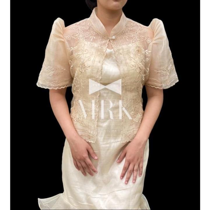 Bolero and Inner Dress Organza ## | Lazada PH