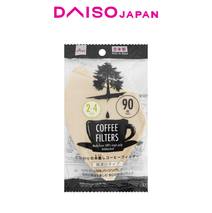 Daiso Unbleached Coffee Filters (2-4 cups) | Lazada PH