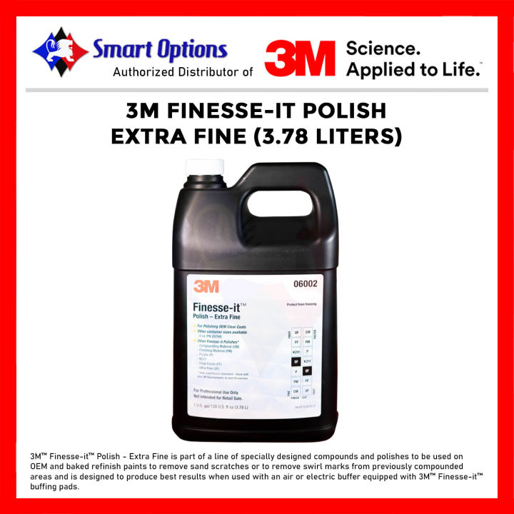 3M 06002 Polish Extra Fine 3.78Liters | Lazada PH