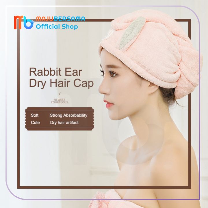 Topi Rambut Kering，panyerapan air yang baik | Lazada Indonesia