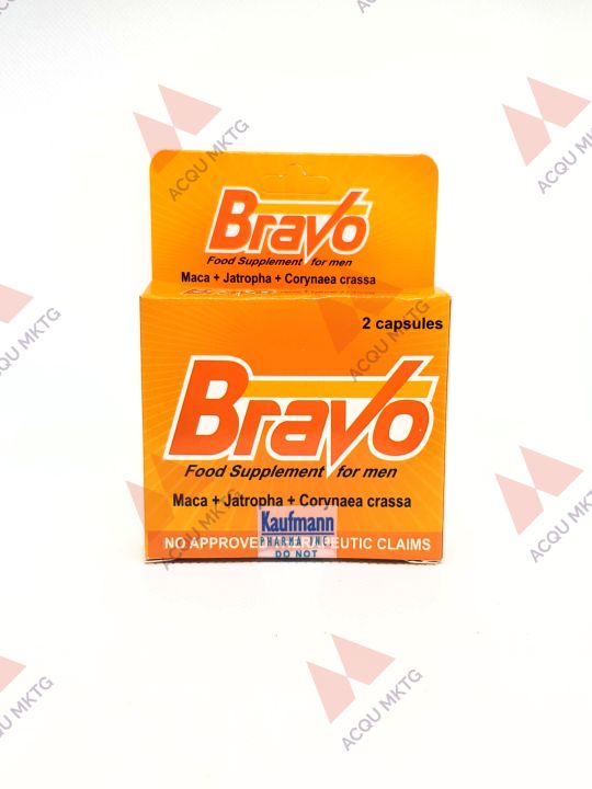 Bravo Food Supplement for MEN (2 Capsules) | Lazada PH