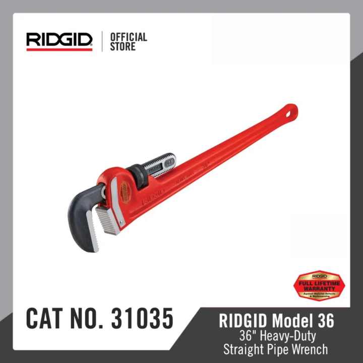 RIDGID 31035 Model 36 Heavy-Duty Straight Pipe Wrench 900mm | Lazada PH