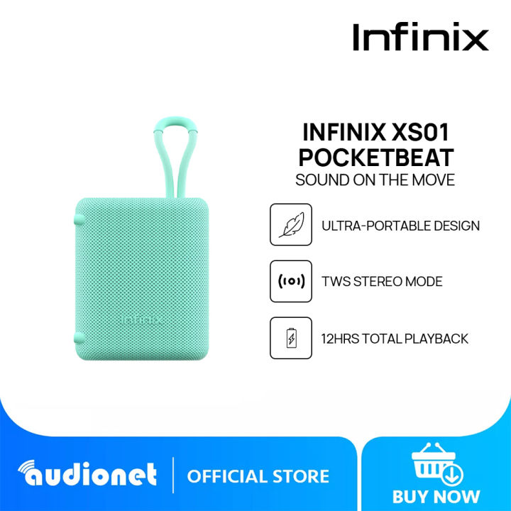 Infinix XS01 TWS Bluetooth Speaker | Ultra-portable Design | 12Hrs ...