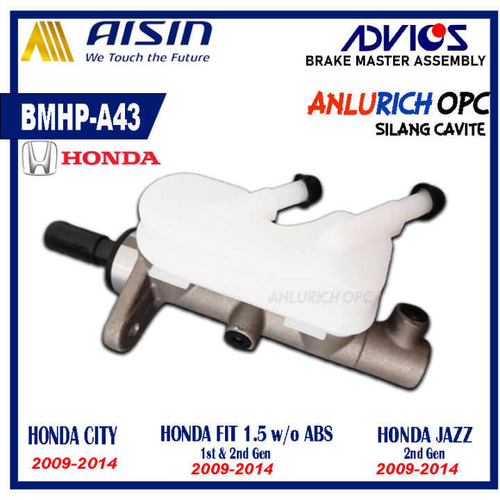 AISIN BRAKE MASTER ASSEMBLY FOR HONDA CITY, HONDA FIT 1.5 w/o ABS 1st ...