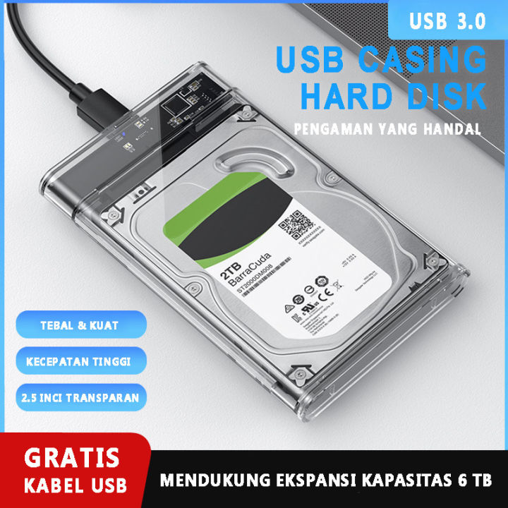 Casing Hardisk External HDD SSD External Case 2.5 Casing Hardisk External HDD SSD External Case 2.5