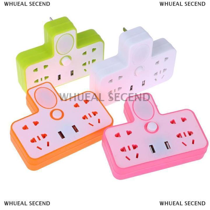 WHUEAL Wireless Outlet Extender Plugin USB Interfaces Smart Power ...