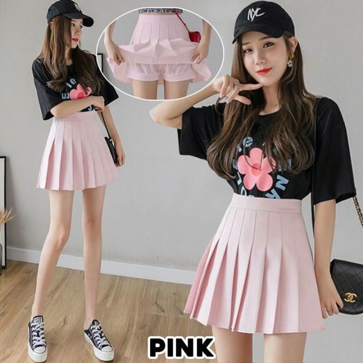 Freesia Korean Pleated Midi Skirt Tennis Skirt Rok Tenis Midi Korea ...