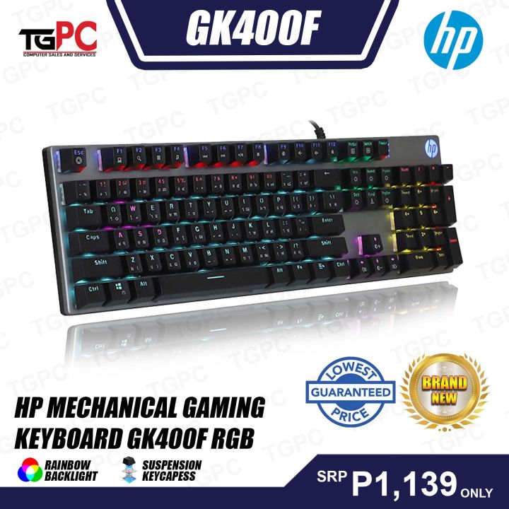 HP Mechanical Gaming Keyboard GK400F RGB | Lazada PH