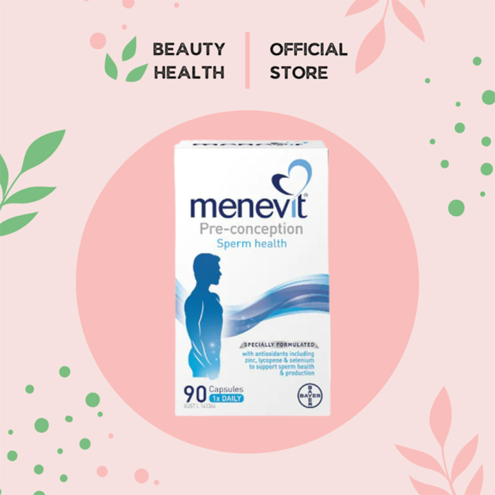 Menevit Male Fertility Supplement Capsules 90 caps [BeautyHealth.sg ...
