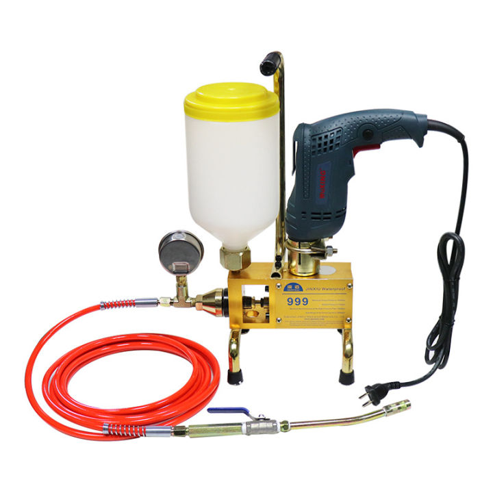 Electric Injection Pu Pump / Polyurethane Foam Grouting Leak Steel ...