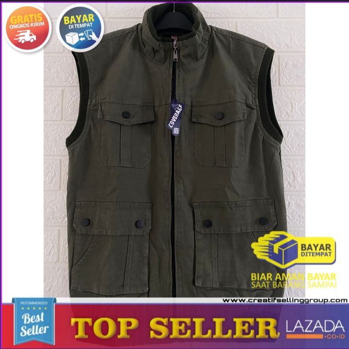 Rompi Pria Keren Terbaru / Rompi Tebal Anti Angin Jaket Rompi Pria ...