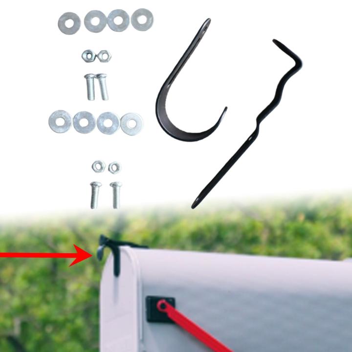 Hierly Mailbox Latch and Handle Kit Metal Post Mailboxes Door Latch ...