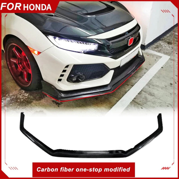 ! HONDA CIVIC TYPE R FK8 VARIS CARBON FRONT LIP | Lazada