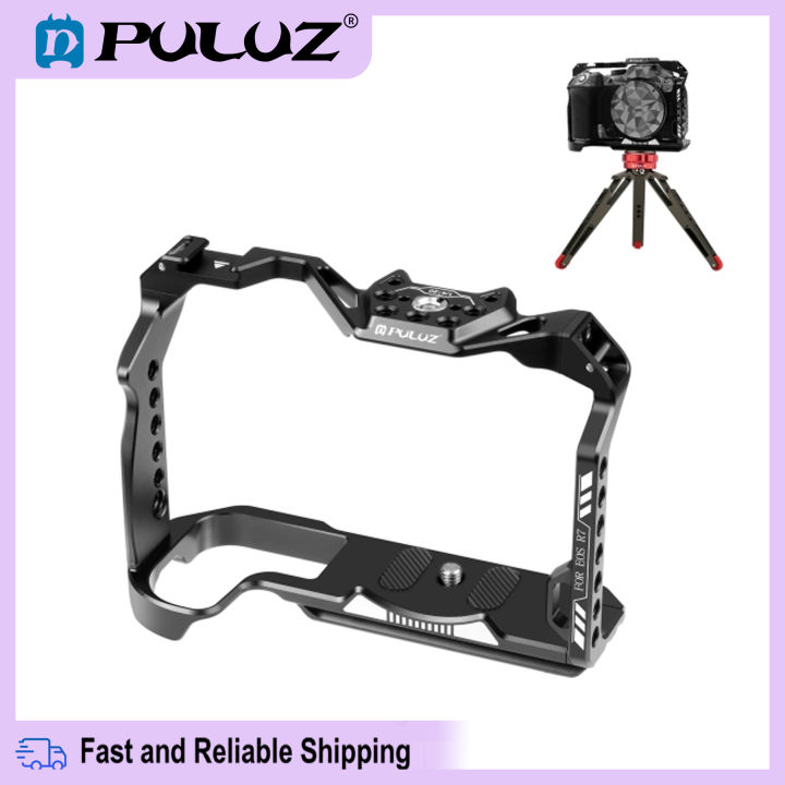 【Ready Stock】 For Canon EOS R7 PULUZ Metal Camera Cage Stabilizer Rig ...
