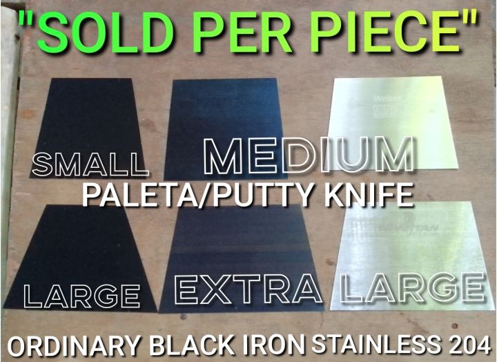 PALETA/PUTTY KNIFE/ PAINT SCRAPPER STAINLESS STEEL 204/ ORDINARY B.I ...