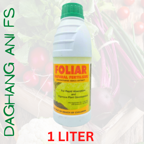 FOLIAR NATURAL FERTILIZER 1 LITER best foliar from abaca extract ...
