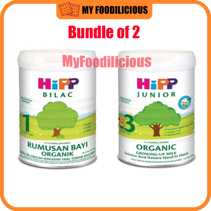 HiPP BILAC Organic Step 1 900G (0-12 months) /HiPP JUNIOR Organic step ...