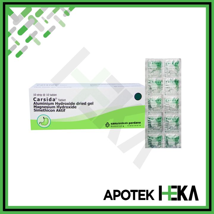 Carsida Tablet Box isi 10x10 - Obat Maag Lambung | Lazada Indonesia