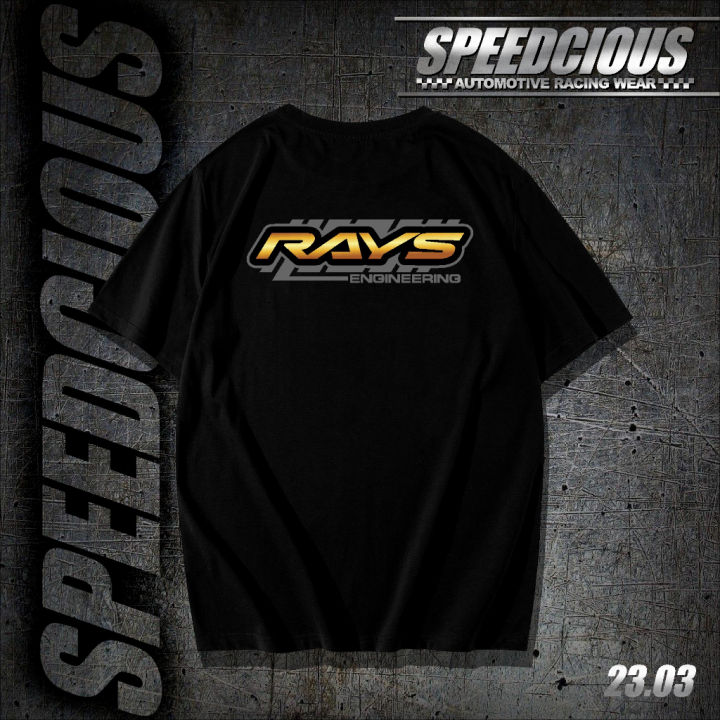 Kaos Velg LOGO RAYS ENGINEERING Racing Baju Mobil Modifikasi Speedcious ...