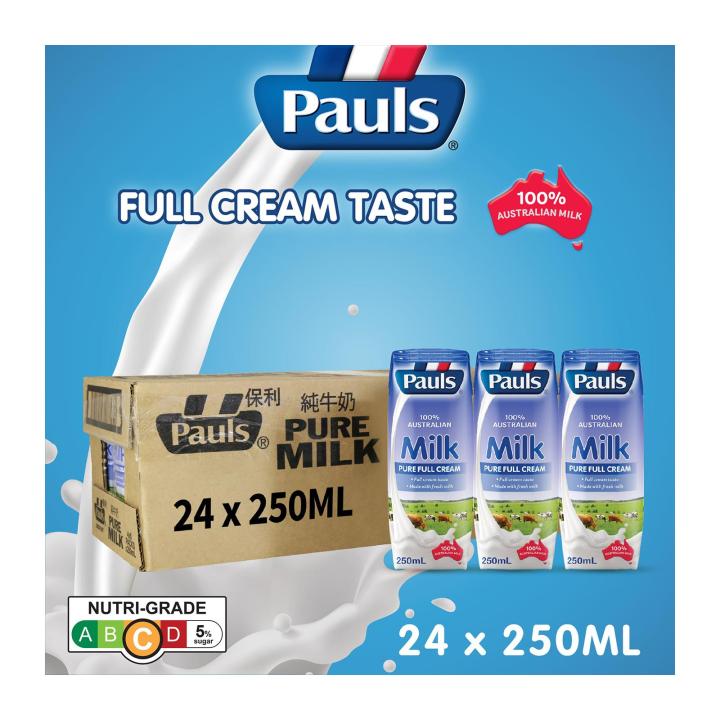 Pauls UHT Pure Milk 250ML - Case (Laz Mama Shop) | Lazada Singapore