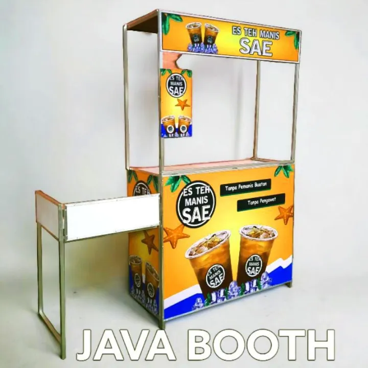 booth portable / gerobak lipat / meja jualan / meja lipat / Alumunium ...