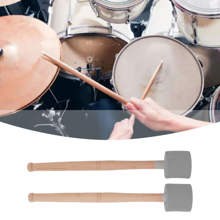 Bass Foam Drum Mallet Bass Foam Drumstick EVA Foam Head for Concert ...