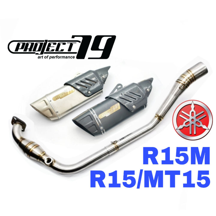 Project79 Exhaust Full System Yamaha R15 V3 YZF R15 MT15 R15M Power ...