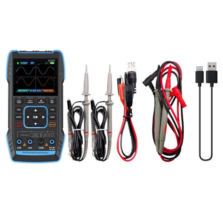 MYTOOLS Portable 2C23T Dual Channel Handheld Oscilloscope Multimeter ...