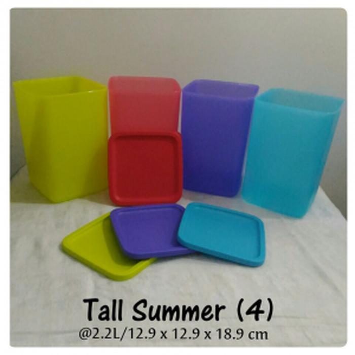 Tupperware Tall Summer Fresh - 4 pcs | Lazada Indonesia