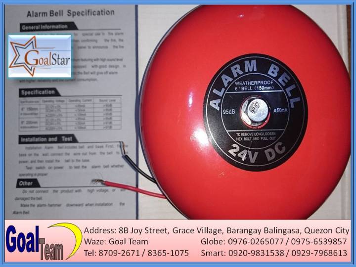 Fire Alarm Bell 24V Conventional | Lazada PH