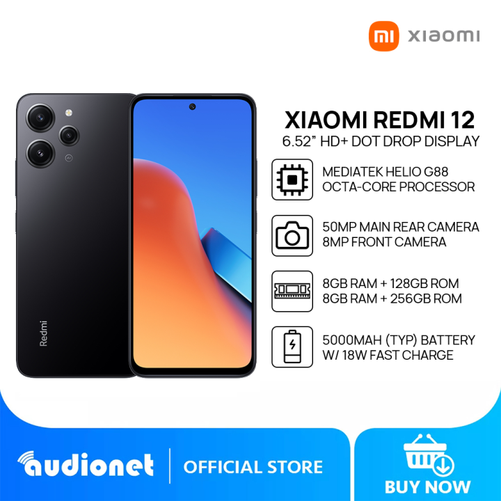 Xiaomi Redmi 12 Smartphone | 8GB+128GB / 8GB+256GB | MediaTek Helio G88 ...