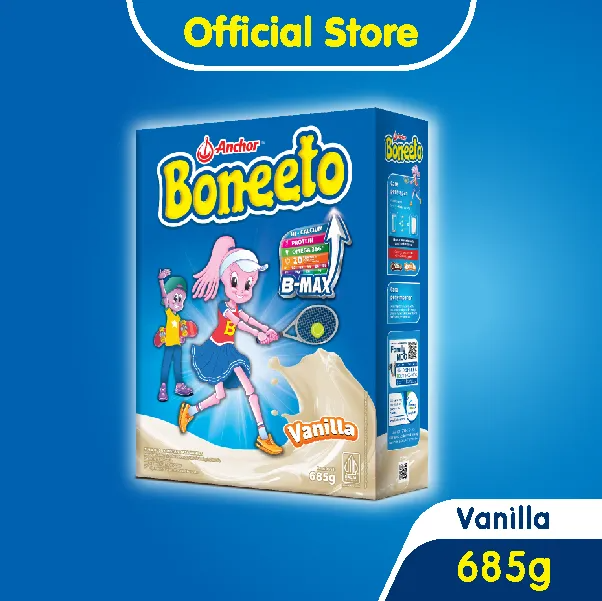 Boneeto Susu Bubuk Anak Sekolah Creamy Vanilla 685g - Nutrisi ...