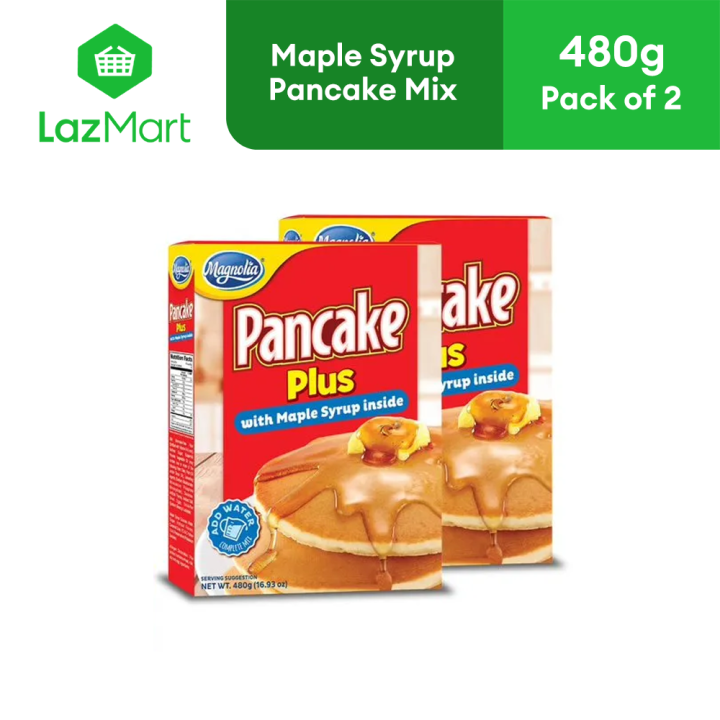 Magnolia Pancake Plus with Maple Syrup 480g - Pack of 2 | Lazada PH