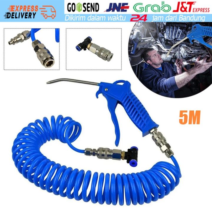 Air Duster Blower Air Blow Gun + 5M Line Hose Heavy Duty Lorry Cleaning ...