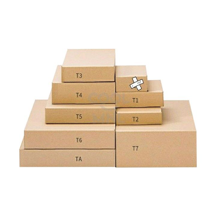 ON HAND Carton box corrugated packaging Kraft Lowest price/ Brown Kraft Mailer Corrugated Box ...