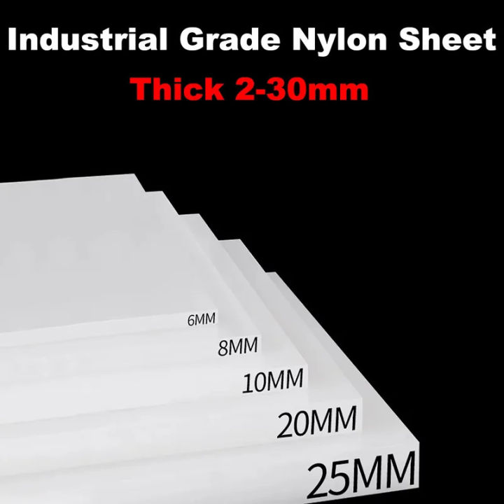 White / Beige Nylon PA6 Extruded Sheet Engineering Material Plastic ...