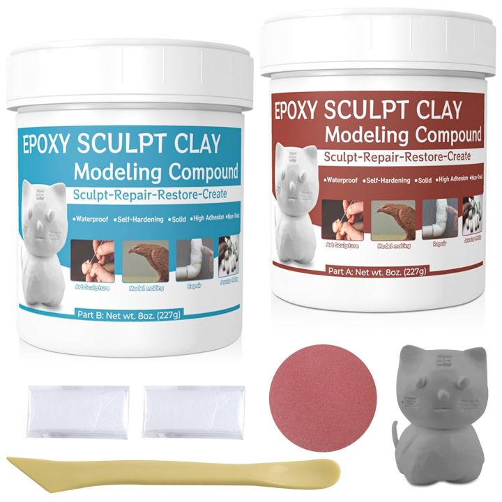 Epoxy Clay, Epoxy Sculpt Modeling Clay, AB High Adhesive Pool Putty for ...