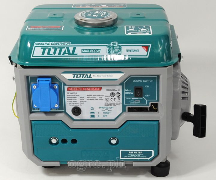 Total TP18001-5 2-stroke 800 Watts Gasoline Generator | Lazada PH