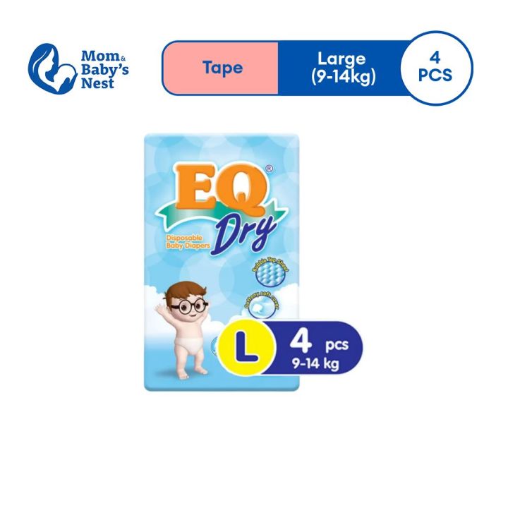 EQ Dry Mini Pack Newborn - 4 pads | Lazada PH