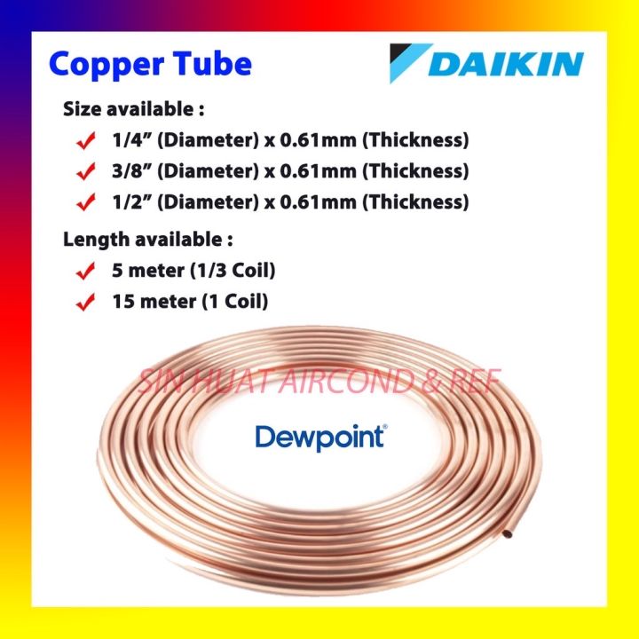 Daikin Dewpoint Copper Tube Aircond Piping Copper Air Cond Air ...